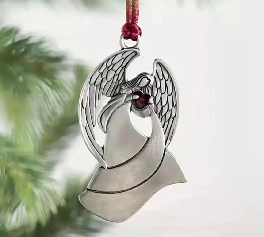 Metal Angel Tree Decoration – Luminosity Designs Ltd