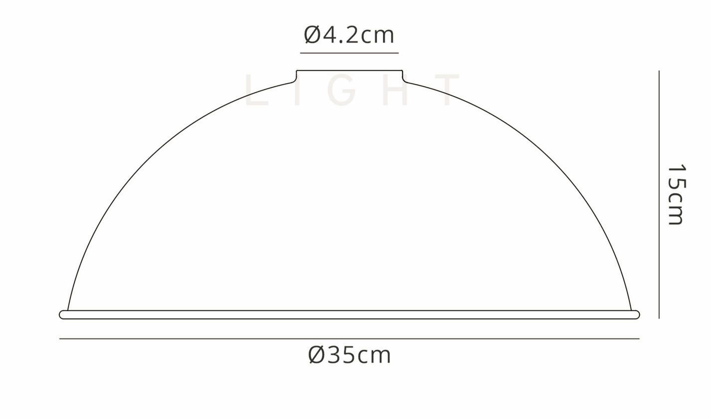 Metal Dome Industrial Shade – Luminosity Designs Ltd